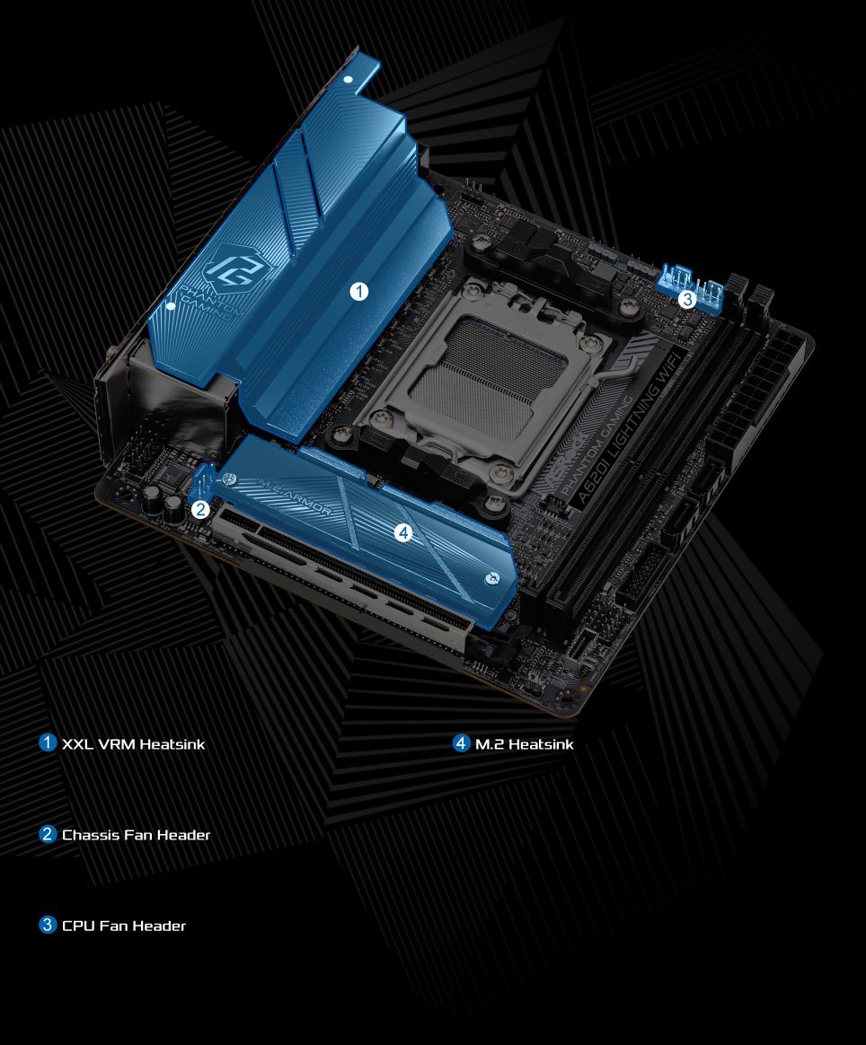 ASRock | A620I Lightning WiFi