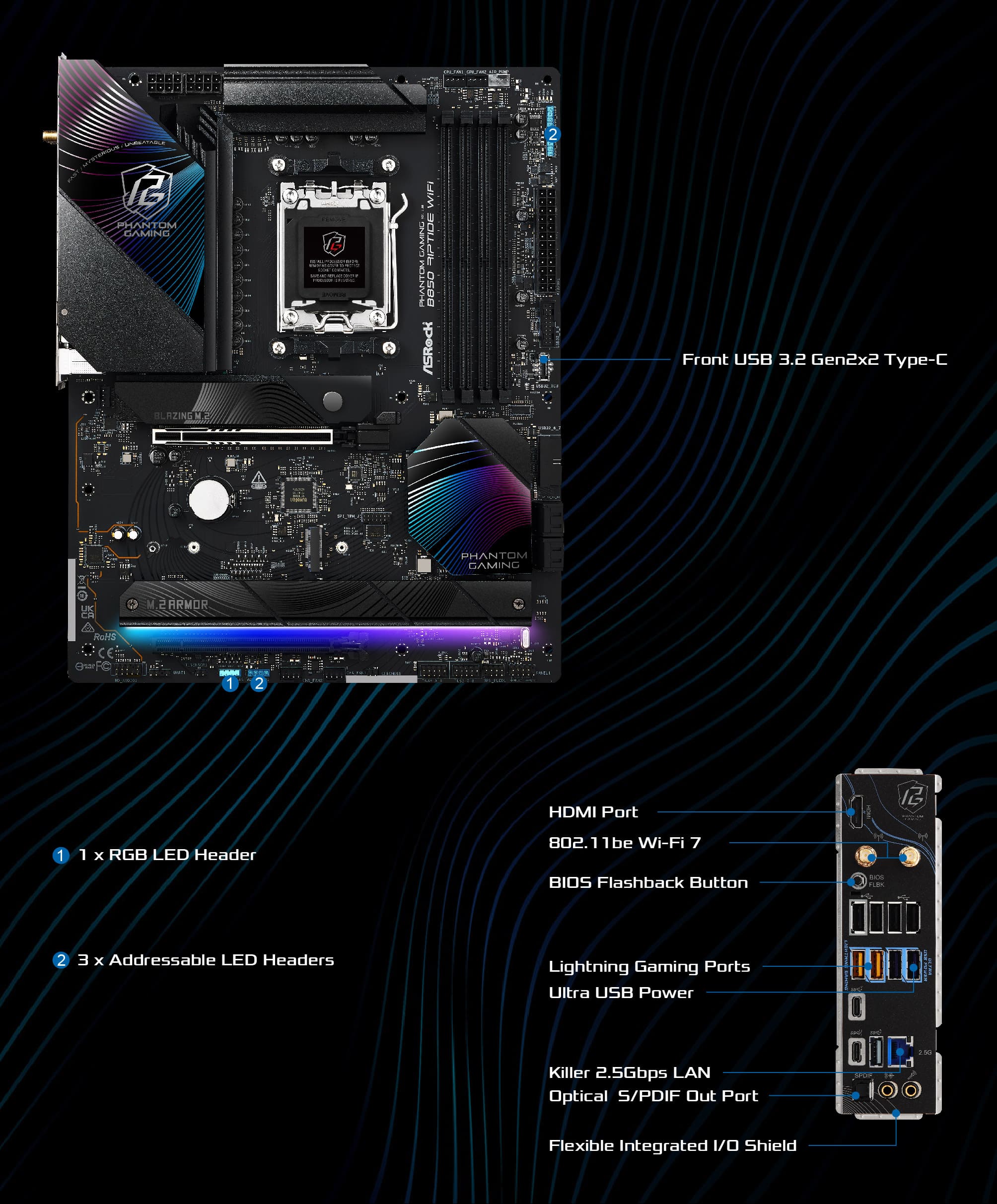 ASRock | B850 Riptide WiFi