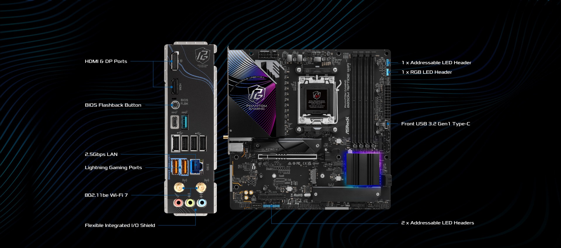 ASRock | B850M Riptide WiFi