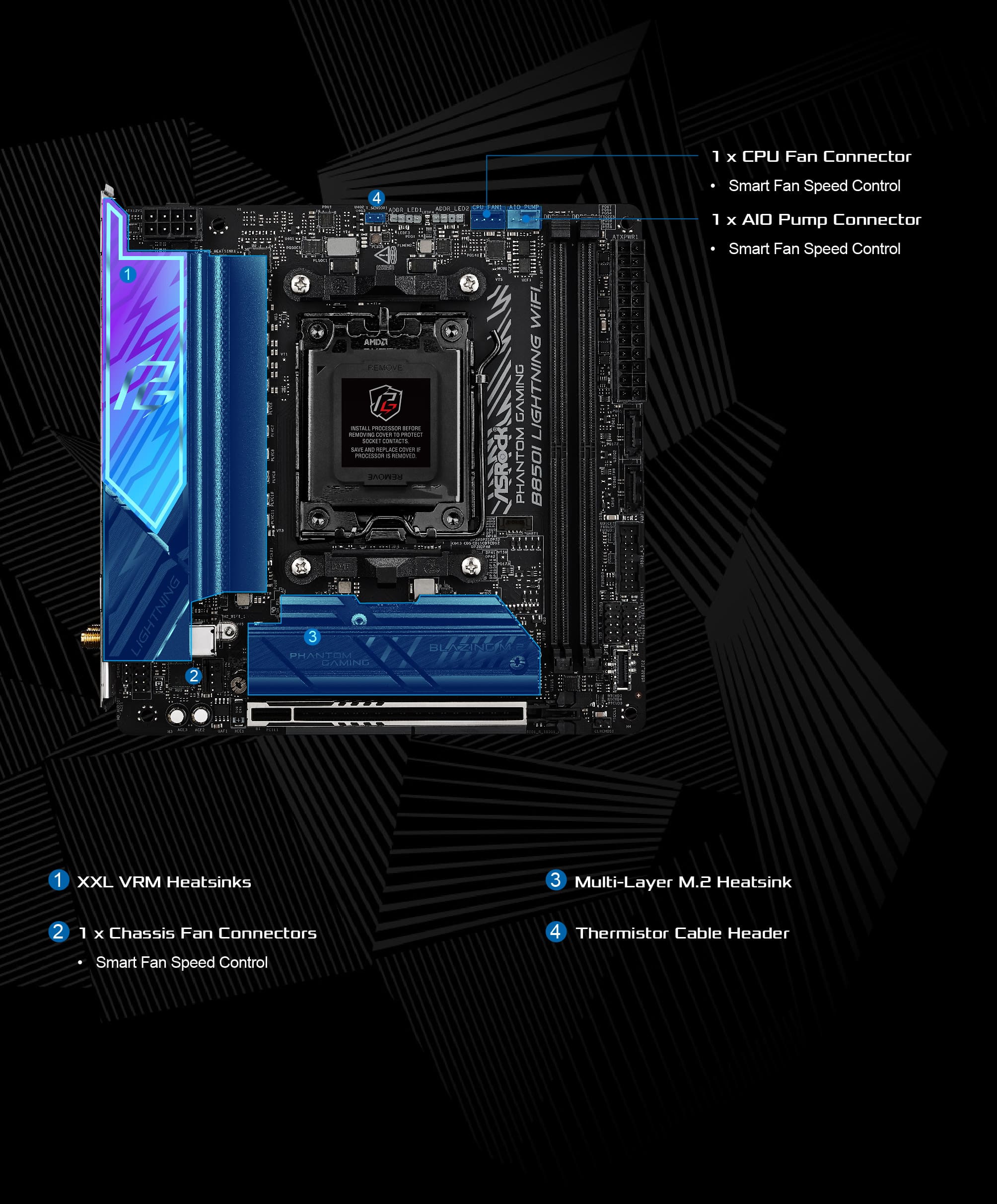 ASRock | B850I Lightning WiFi