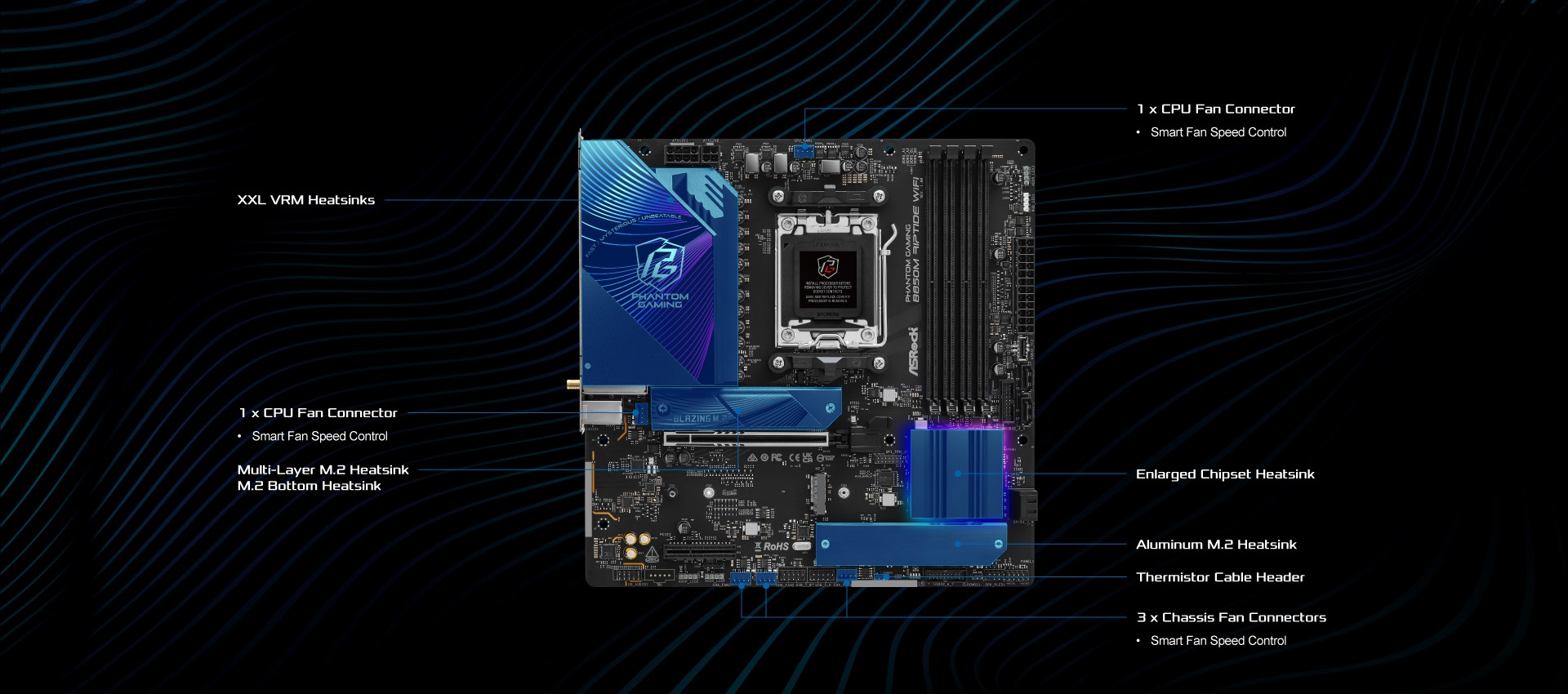 ASRock | B850M Riptide WiFi