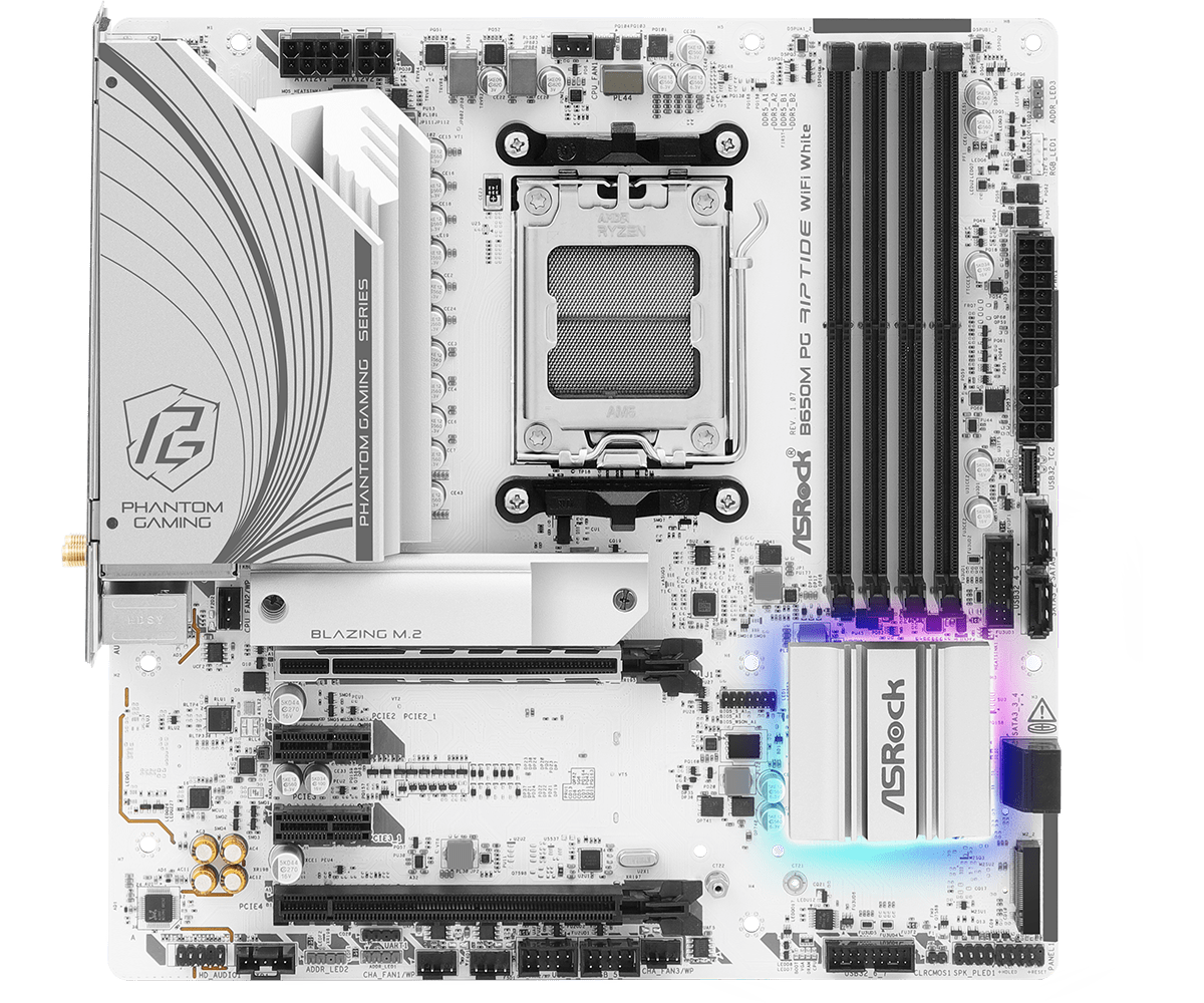 ASRock | B650M PG Riptide WiFi White