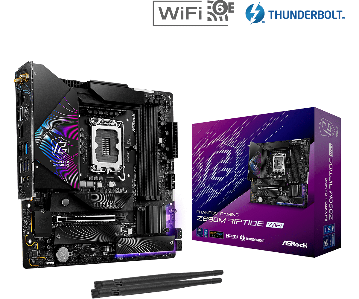 ASRock | Z890M Riptide WiFi